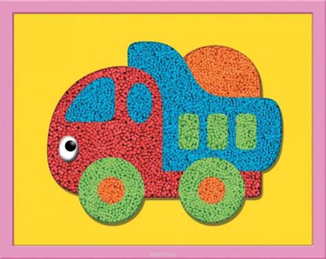 Аппликация машина из цветной бумаги для маленьких детей простые шаблоны поделок