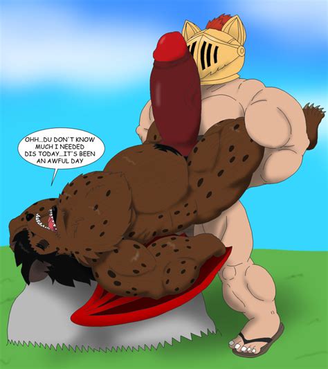 Rule 34 Alythewolfcat Anthro Armor Bat Duo English Text Genitals Headgear Helmet Hi Res Human
