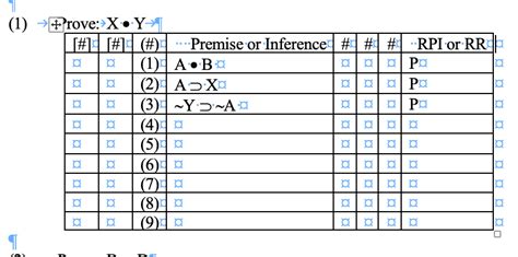 directions complete following proofs using the rules