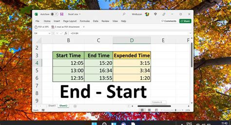 How To Subtract In Excel Numbers Dates Time Percentages Winbuzzer