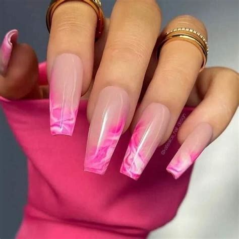 Pin On Diseño De Uñas Long Nails Pink Nails Stylish Nails