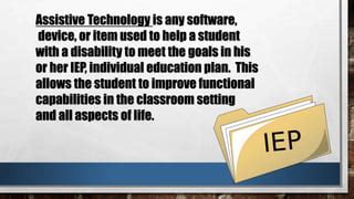 Assistive Technology Ppt PPTX