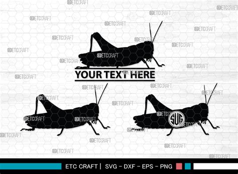 Grasshopper Monogram Grasshopper Svg Graphic By Pixel Elites