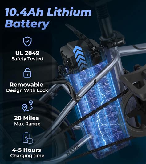 Navic Cb6 Electric Bike Mini E Bike For Commuting