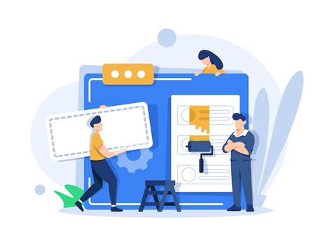 Premium Vector Programmer Working Modern Flat Concept For Web Banner