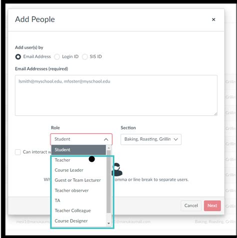 Adding People To A Canvas Course Knowledge Base