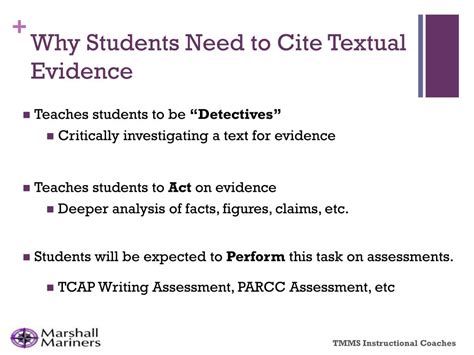 PPT Citing Textual Evidence PowerPoint Presentation Free Download ID 5708180