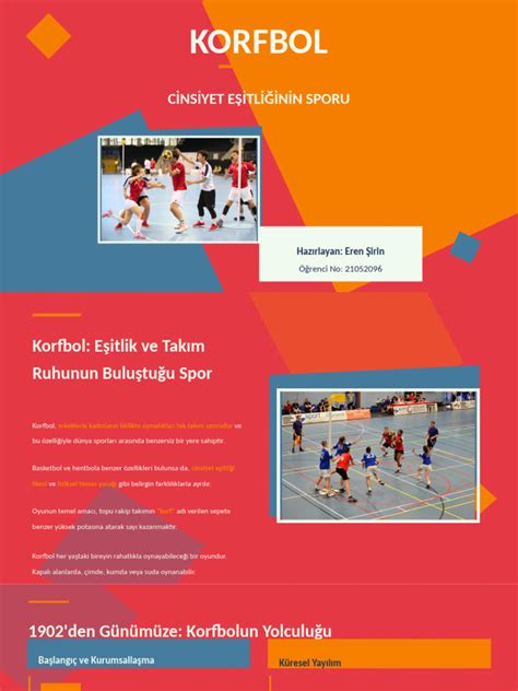 Korfbol Ci̇nsi̇yet Eşi̇tli̇ği̇ni̇n Sporu Pdf