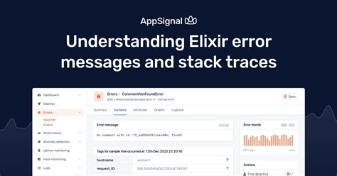 Understanding Elixir Error Messages And Stack Traces Appsignal Apm