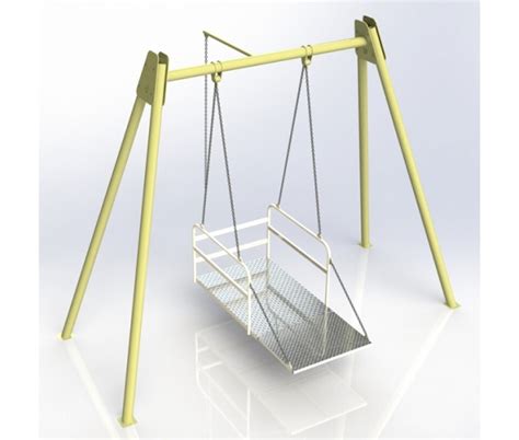 Качели для инвалидов колясочников КМК 1123 ЗСО — Производитель металлоконструкций