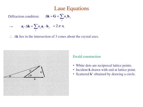 Ppt 2 Wave Diffraction And Reciprocal Lattice Powerpoint Presentation Id 5569534