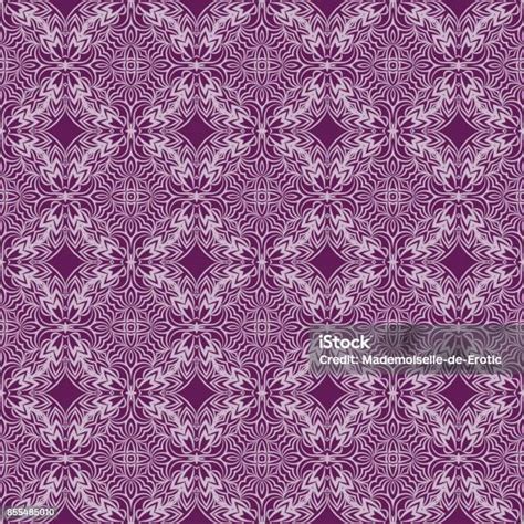 아름 다운 기하학적 꽃 장식입니다 완벽 한 패턴입니다 벡터 일러스트 레이 션 디자인 벽지 초대에 대 한 보라색 색상 0명에 대한 스톡 벡터 아트 및 기타 이미지 Istock