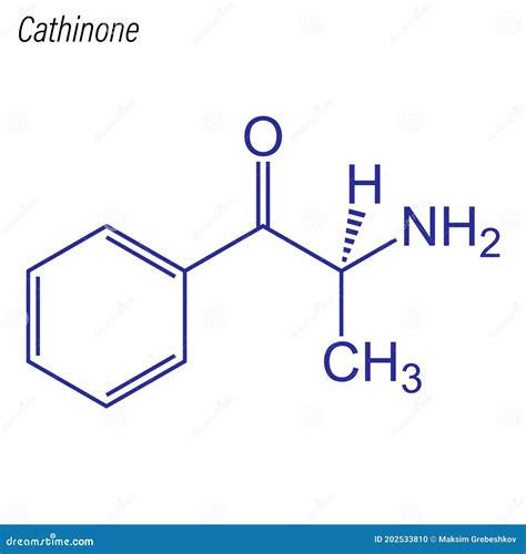 Cathinone Chemical Formula Cathinone Chemical Molecular Structure