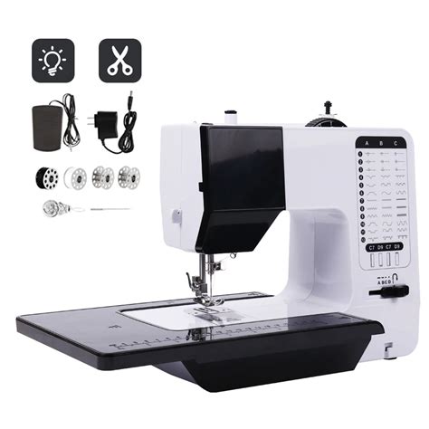 오버록 재봉틀 휴대용 핸디 미니 교체 가능한 프레스 스티치 오버록 뜨개질 시작 버튼 페달 테이블 포함 일렉트릭 Aliexpress