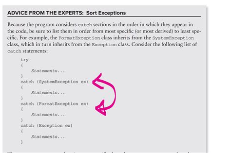 Sort Of Exception C Microsoft Qanda