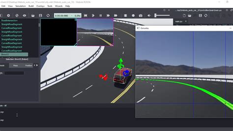 Python Ile Otonom Araba Yapımı Python With Autonomous Car Python Webots Autocar 1 Youtube