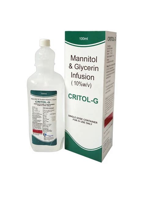 Mannitol With Glycerin Infusion At Rs 265piece Mannitol Injections In Panchkula Id 27297865412