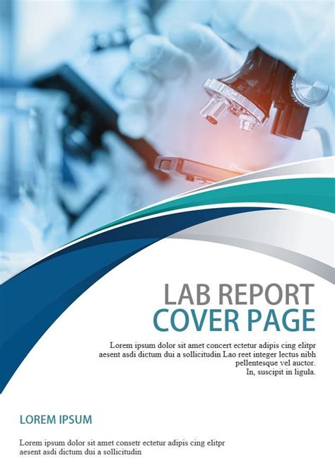 If You Are Planning To Create A Lab Report Then The Lab Report Cover