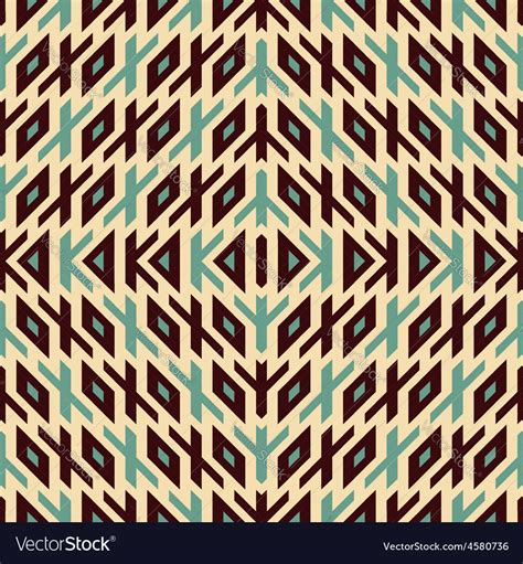 Seamless Geometric Background Mosaic Royalty Free Vector