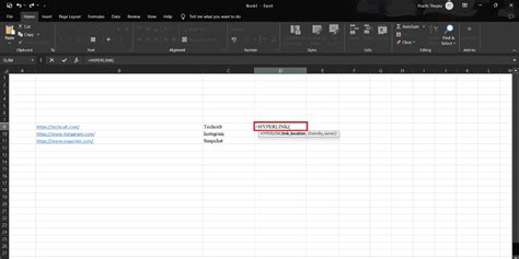 how to hyperlink on excel in 5 ways techcult