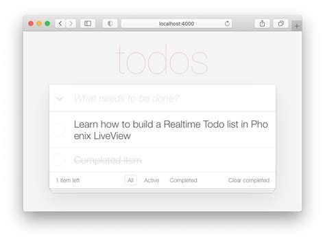 Github Dwylphoenix Liveview Todo List Tutorial Beginners Tutorial Building A Realtime Todo