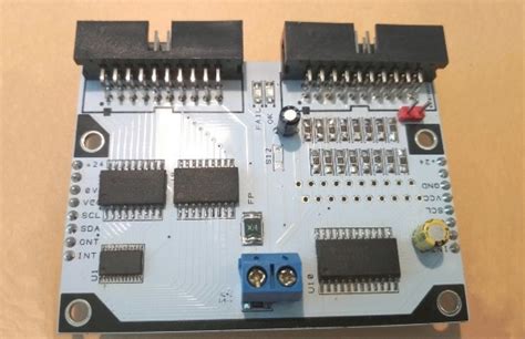 Compact IC2 GPIO Interface With 16 Inputs And 16 Outputs From 5 To 24 Vdc Share Project PCBWay