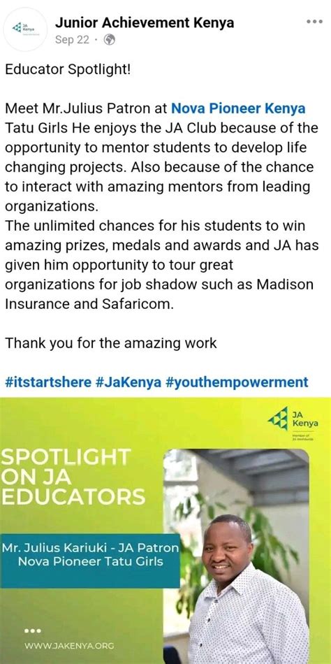 Julius Kariuki On Linkedin Jakenya Novapioneer