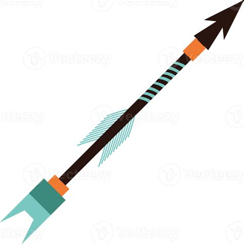 An Arrow With A Long Curved Tip 49026308 PNG