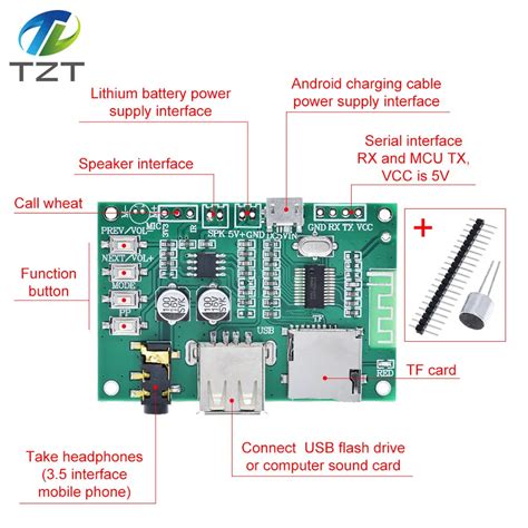 Bt201 Dual Mode 5 0 Bluetooth Lossless Audio Power Amplifier Board Module Tf Card U Disk 