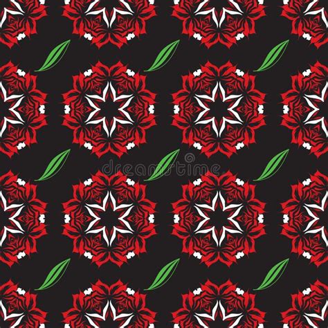 Seamless Ornament Pattern Vector Tile Stock Vector Illustration Of Vector Decor 77257215