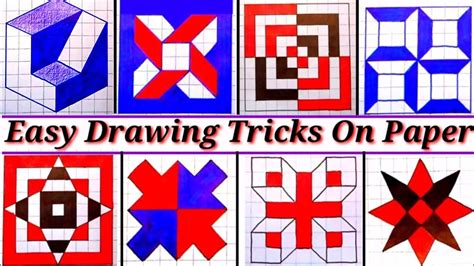 Cartoon Drawings On Graph Paper