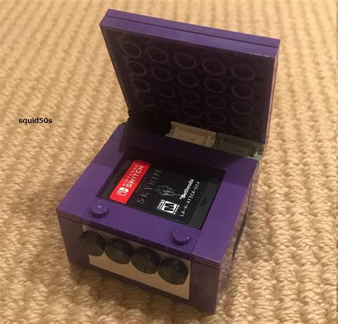 Fan Makes A Tiny Lego Gamecube To Store Switch Game Cards The