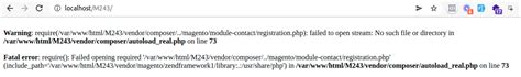 Error Solved Magento 2 Failed To Open Stream No Such File Or