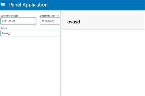 date picker not overflowing the sidebar panel holoviz discourse