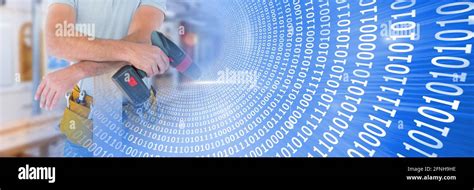Animation Binary Coding Over Network Hi Res Stock Photography And Images Alamy