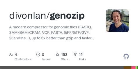Github Divonlangenozip A Modern Compressor For Genomic Files Fastq