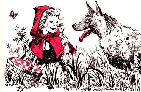 Rotkäppchen Illustrationen Illustration Rotkäppchen Märchen kunst