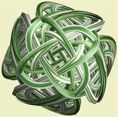 무료 이미지 구조 조직 나선 무늬 녹색 원 보석류 삽화 디자인 대칭 3d 그래픽 매듭 큰 쇠시리 수학자 Cg Parametricplot3d