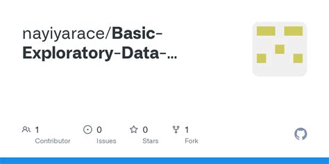 GitHub Nayiyarace Basic Exploratory Data Analysis In R