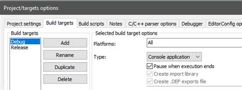 C Code Blocks With Default Install Is Not Pausing With Press Any Key To Continue At End Of