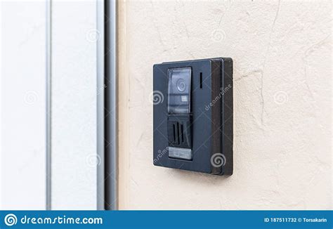 Security Intercom Button Stock Photo Image Of Device 187511732