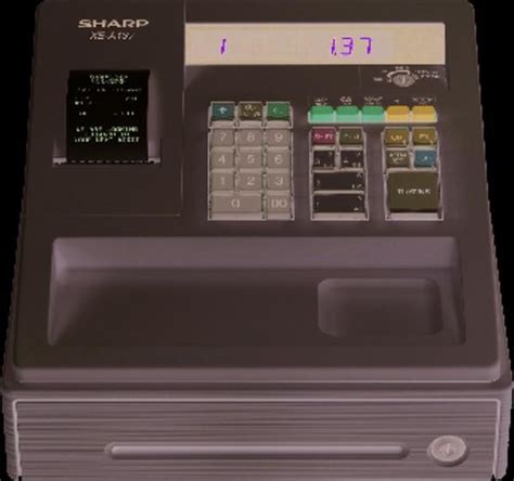 Kassa Sharp Xe A137wh Wit