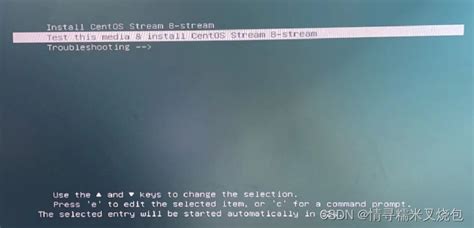 U盘安装centos时出现黑屏和相关问题（亲测centos78）安装centos选择install后一直黑屏 Csdn博客