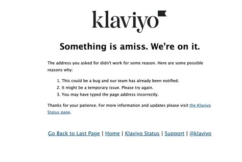 is klaviyo down right now klaviyo community