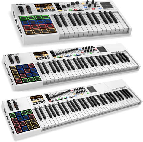 NAMM Code Series MIDI Controllers By M Audio