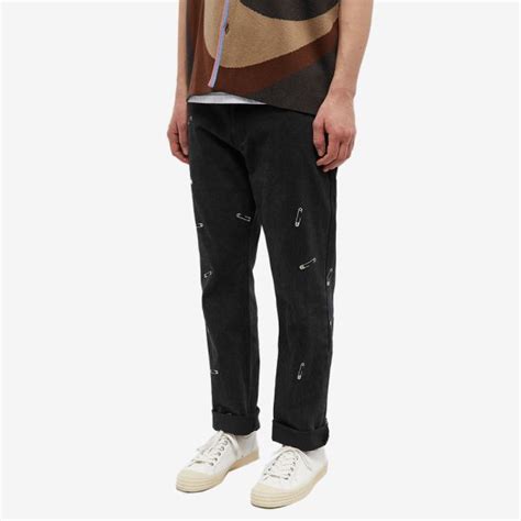 Pleasures Safety Pin 5 Pocket Denim Pant Black End Es