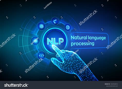 Nlp Natural Language Processing Cognitive Computing Stock Vector
