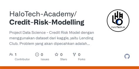 Github Halotech Academy Credit Risk Modelling Project Data Science Credit Risk Model Dengan