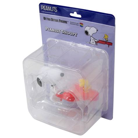 Medicom Udf Peanuts Series 13 Pianist Snoopy Figure Red