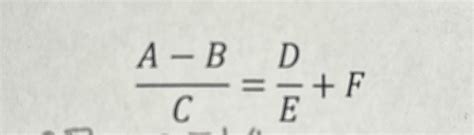 Solved A BC DE FSolve For A B C D E F Chegg Com